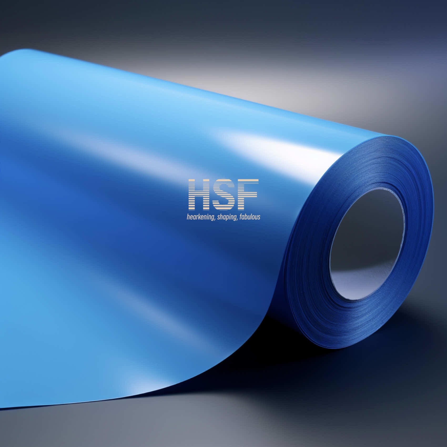 50 μM Film de polyéthylène bleu orienté monoaxialement pour l'emballage ...